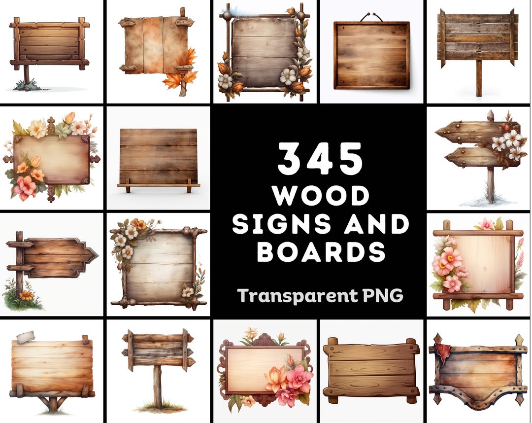 Download 345 Vibrant Wood Sign & Board Images With Text Space - Etsy
