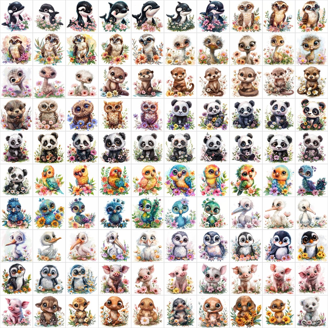1250 Cute Animals Nestled in Beautiful Flowers - Your Ultimate Floral ...