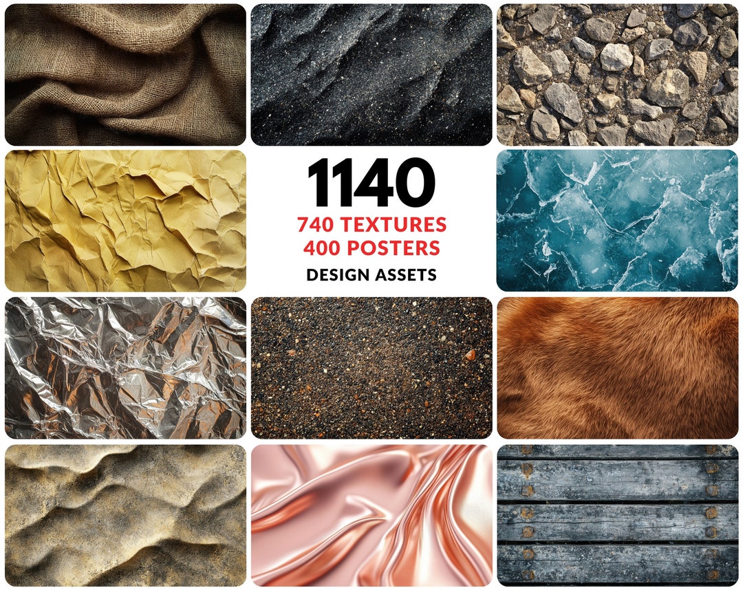 1140+ High-res Textures and Posters: Design Assets - Etsy
