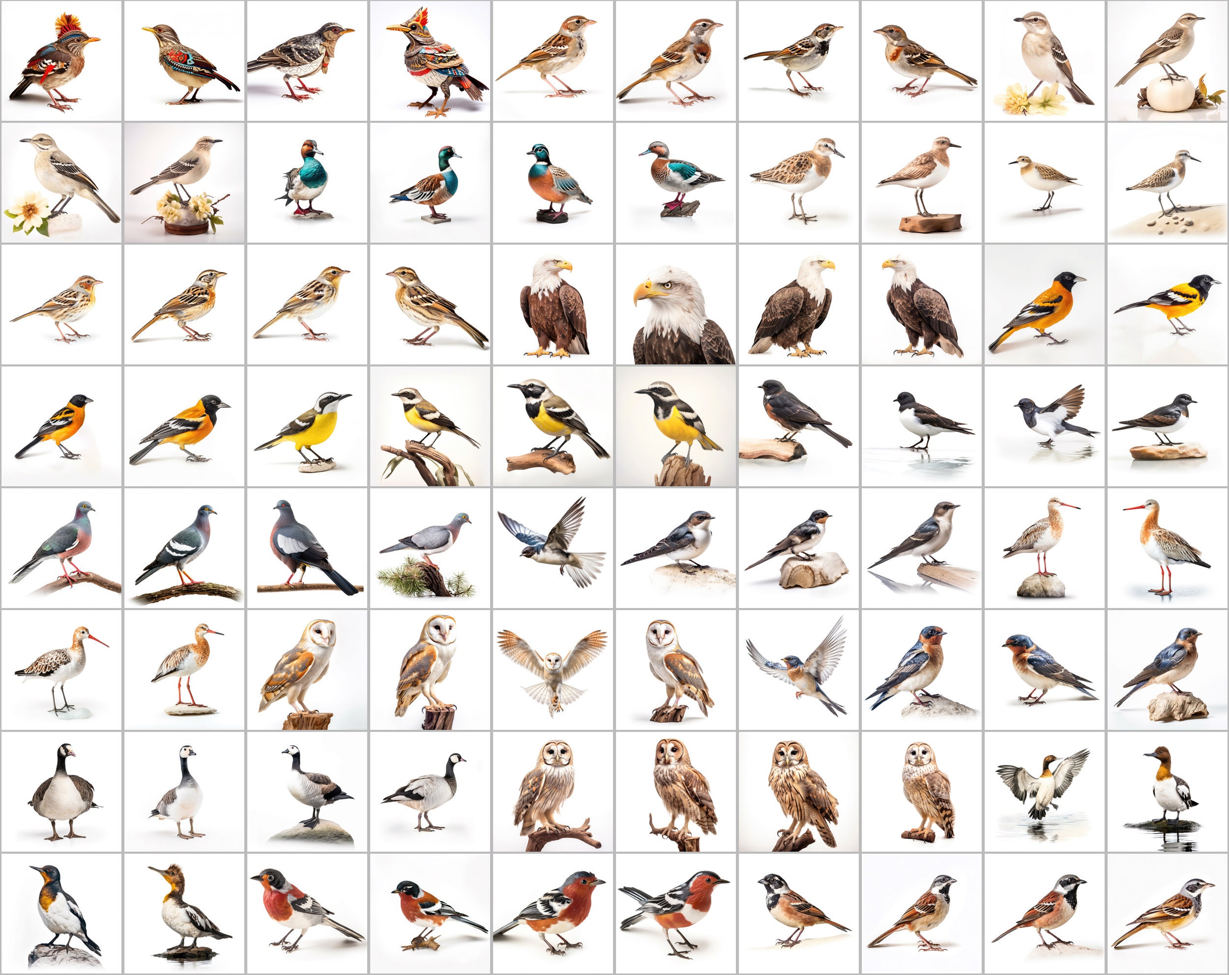 Ultimate Bird Breed PNG Image Bundle - 3300+ Premium Quality Images ...