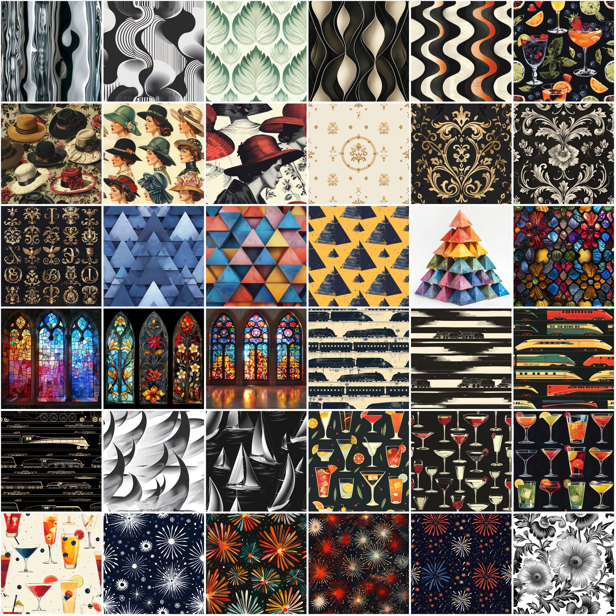 340 Seamless Texture Images With Photoshop Patterns Abstract, Geometric ...
