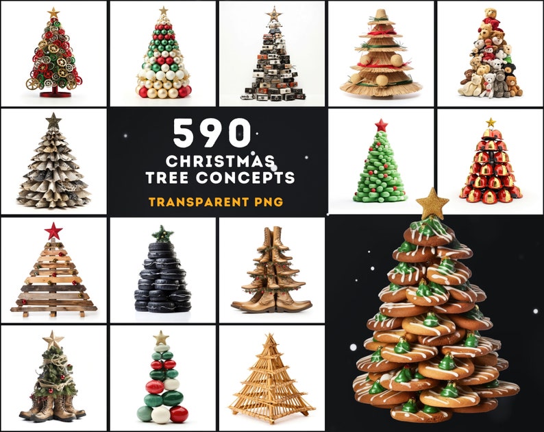 590 Unique Conceptual Christmas Tree Images Collection - High ...