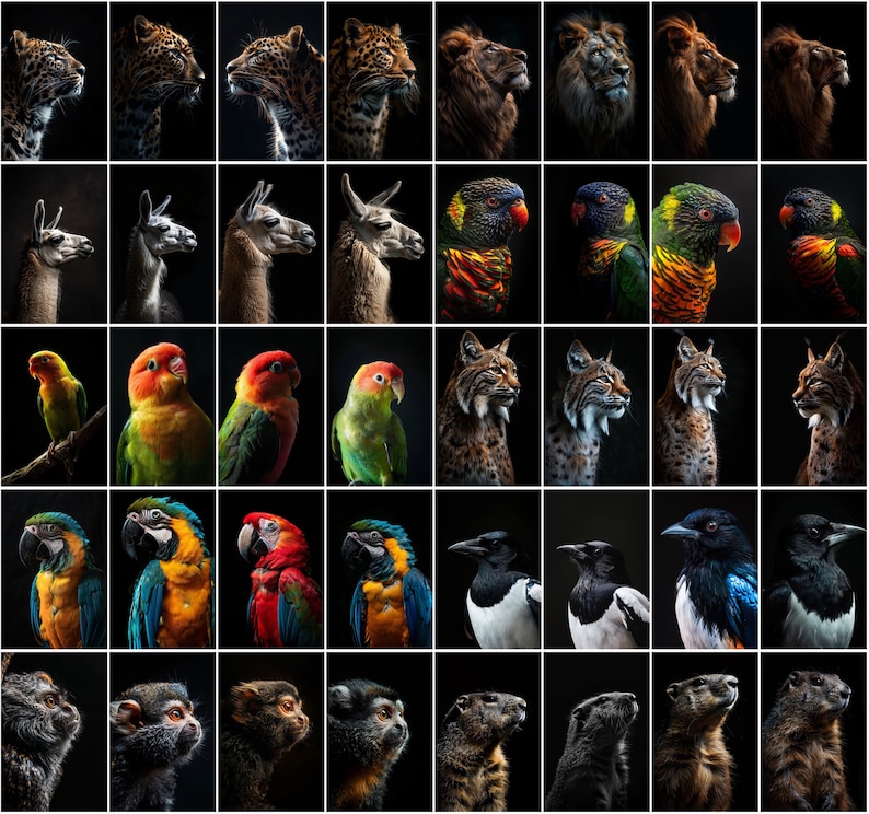 600 Majestic Animal Portraits - High-resolution Images With Commercial ...