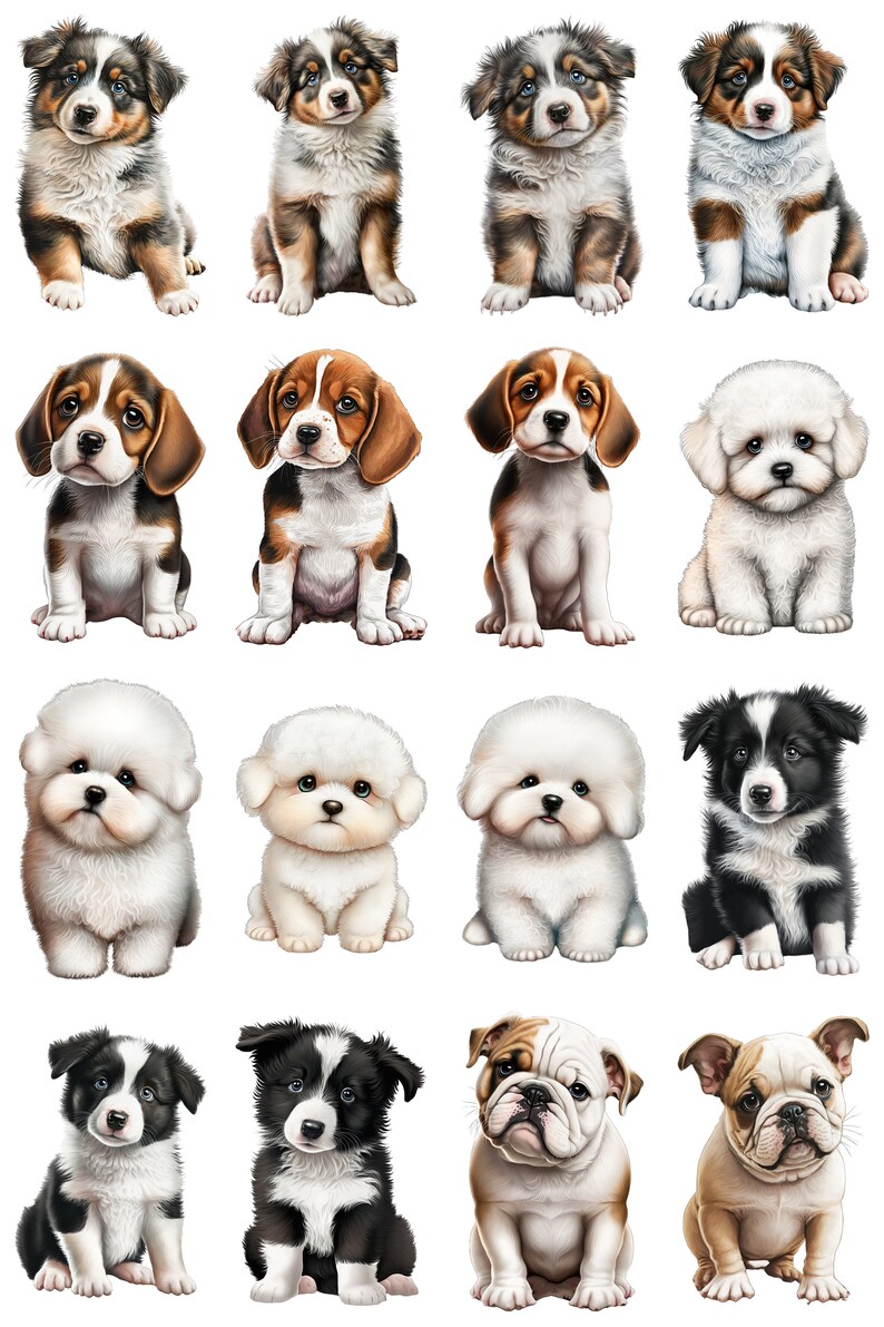 120 Puppy PNG Clipart Images: Transparent Dog Overlays (commercial Use ...