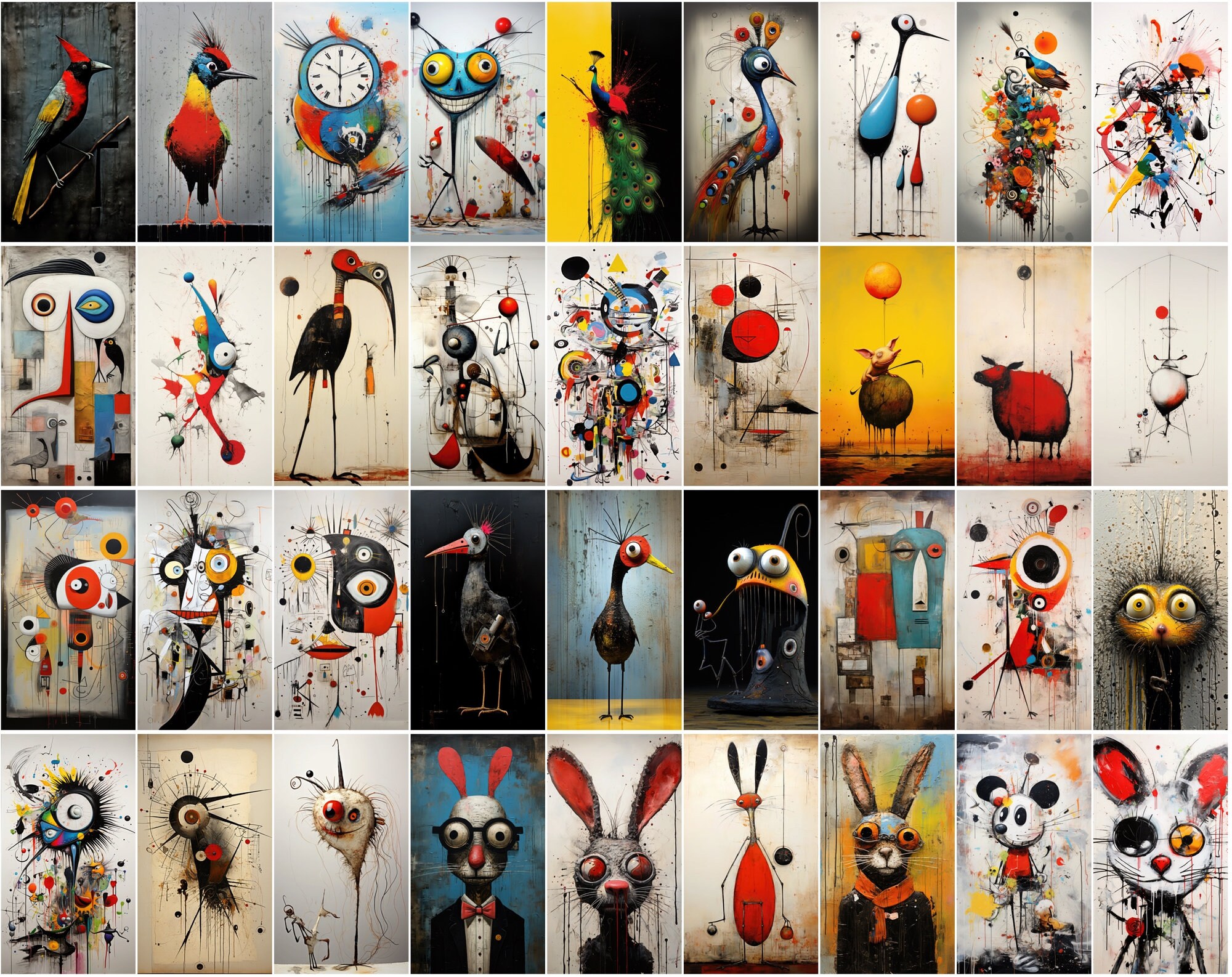Hyperrealism Animal Inspired PNG Bundle Commercial License Included - Etsy