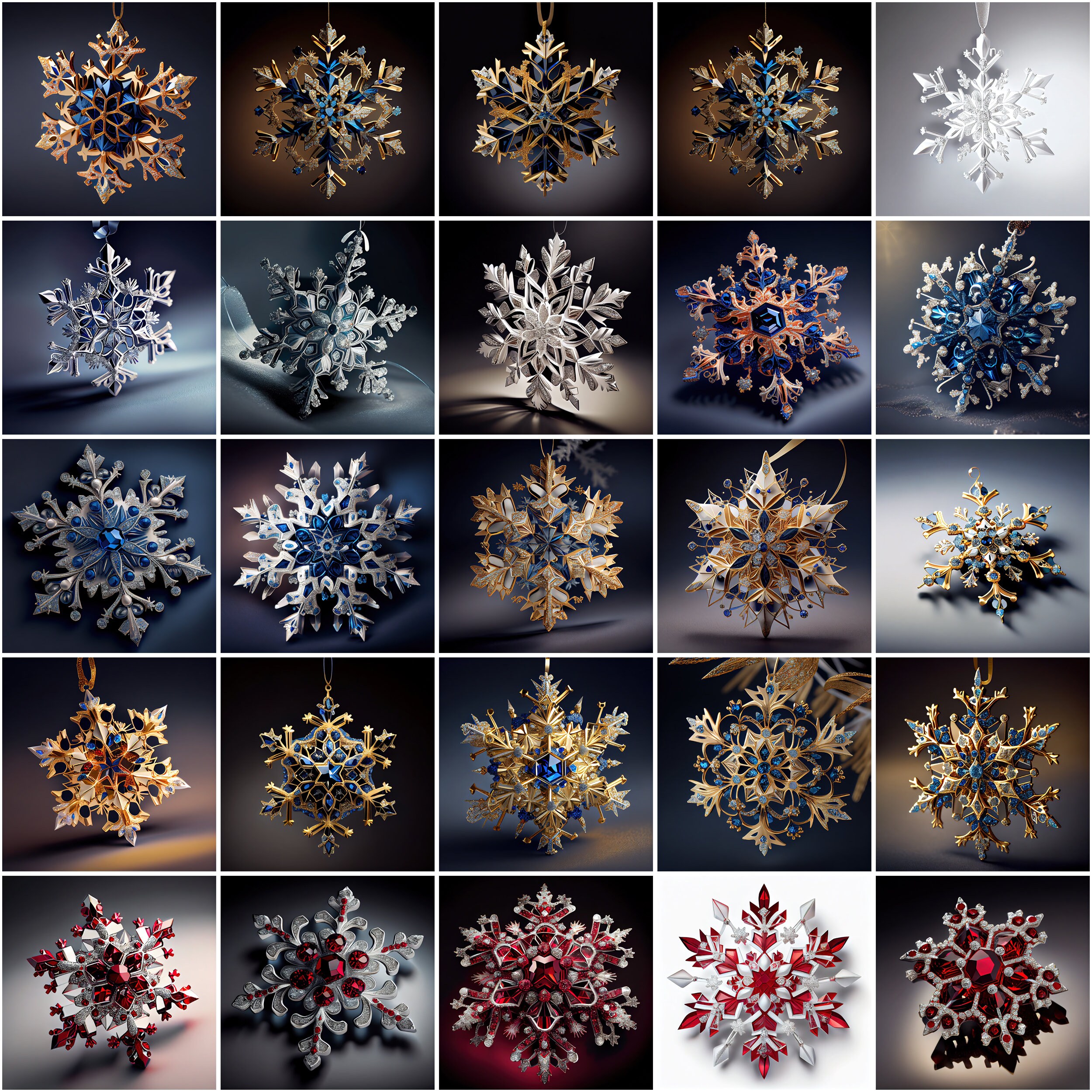 Download 170 Precious Snowflakes Clipart Images. Jewellery Images With ...
