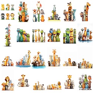 230 Quirky and Fun Animal Group Portraits - Etsy