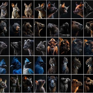 600 Majestic Animal Portraits - High-resolution Images With Commercial ...