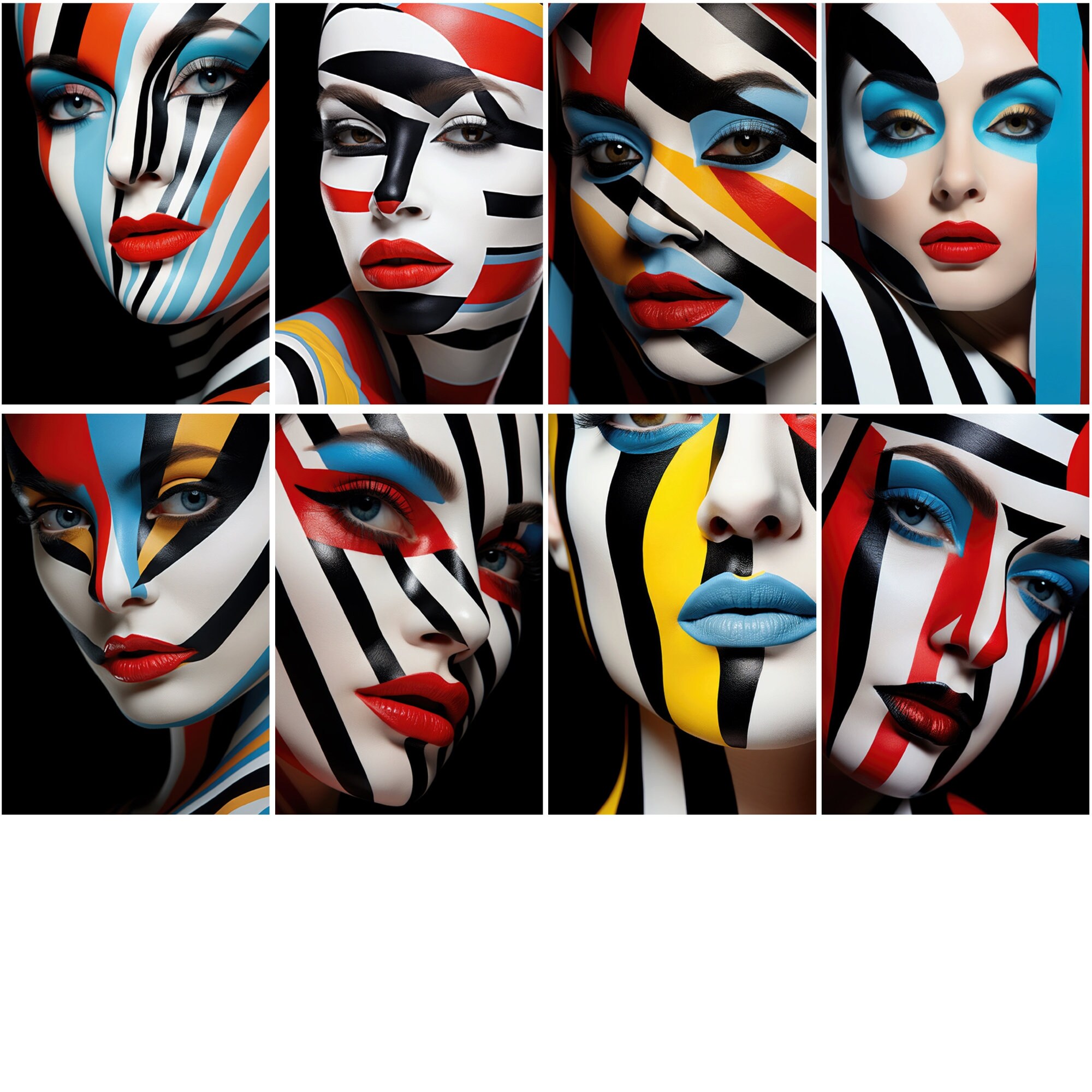 200 Artistic Portraits Bundle - Striking Illusion, Dramatic Makeup ...