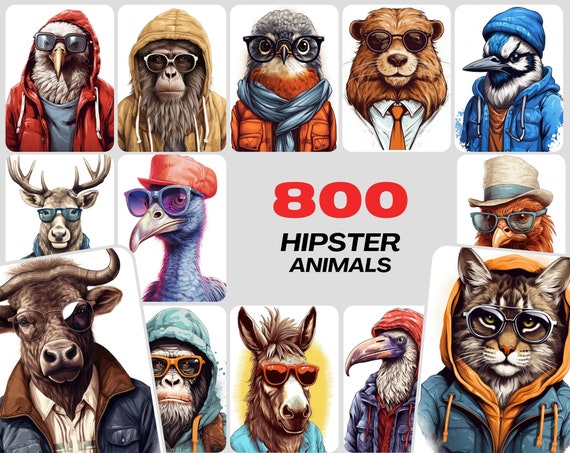 Hipster Animals