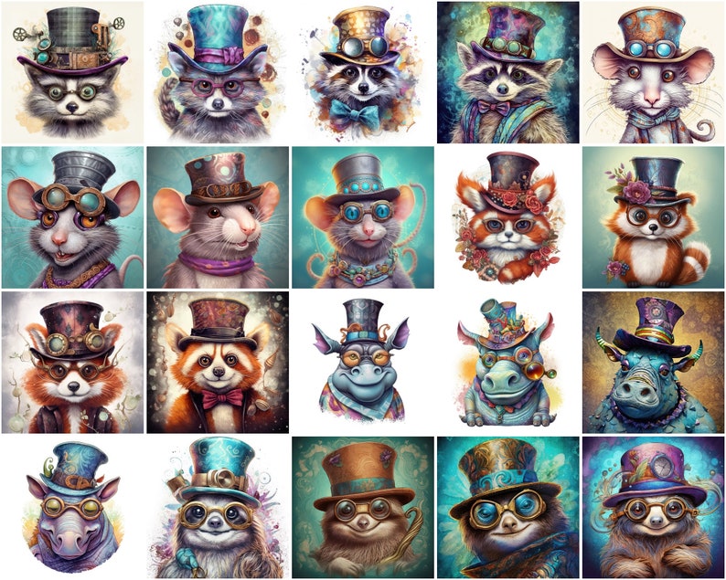 190 Whimsical, Magical, Wacky Animal Images | Commercial License ...