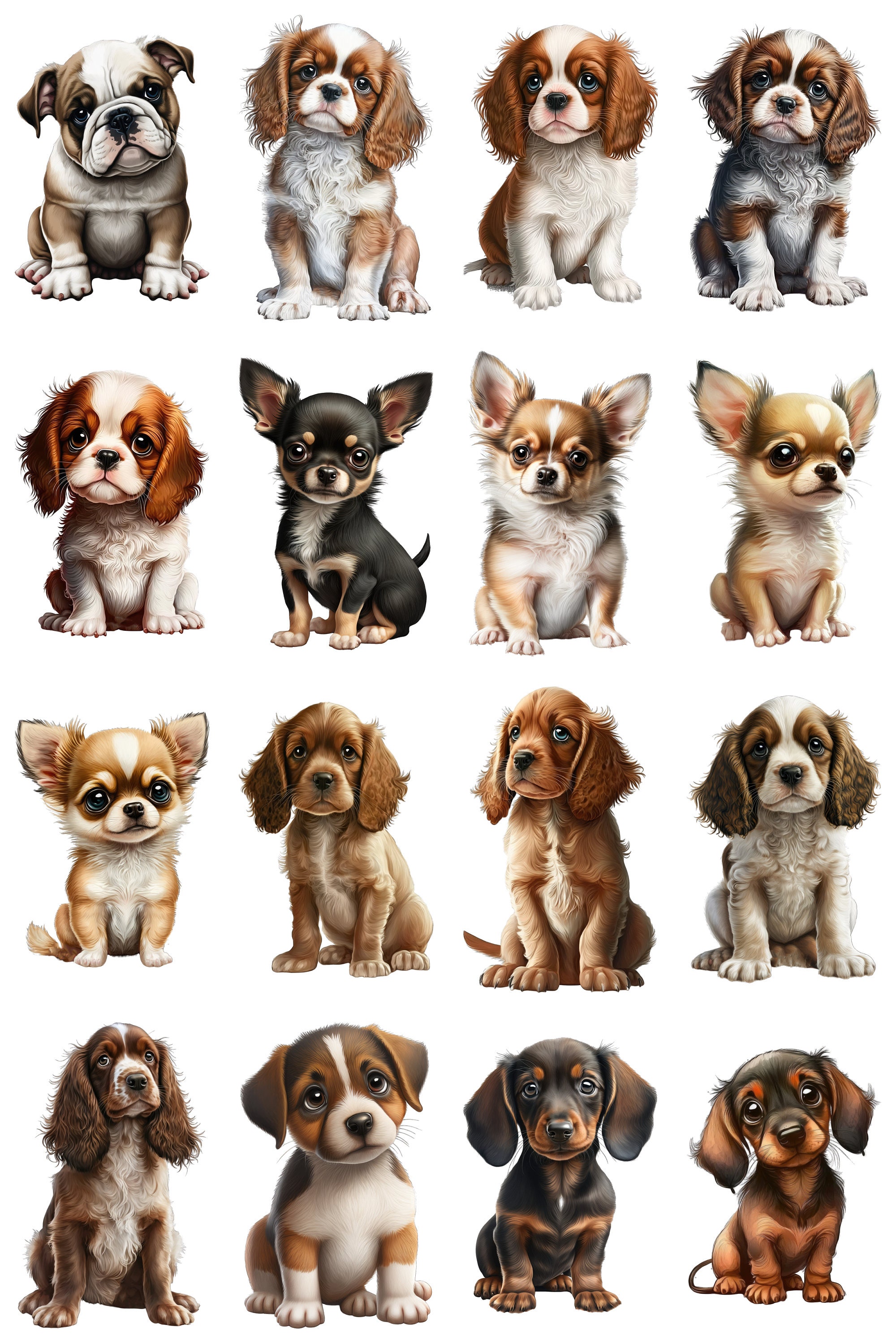 120 Puppy PNG Clipart Images: Transparent Dog Overlays (commercial Use ...