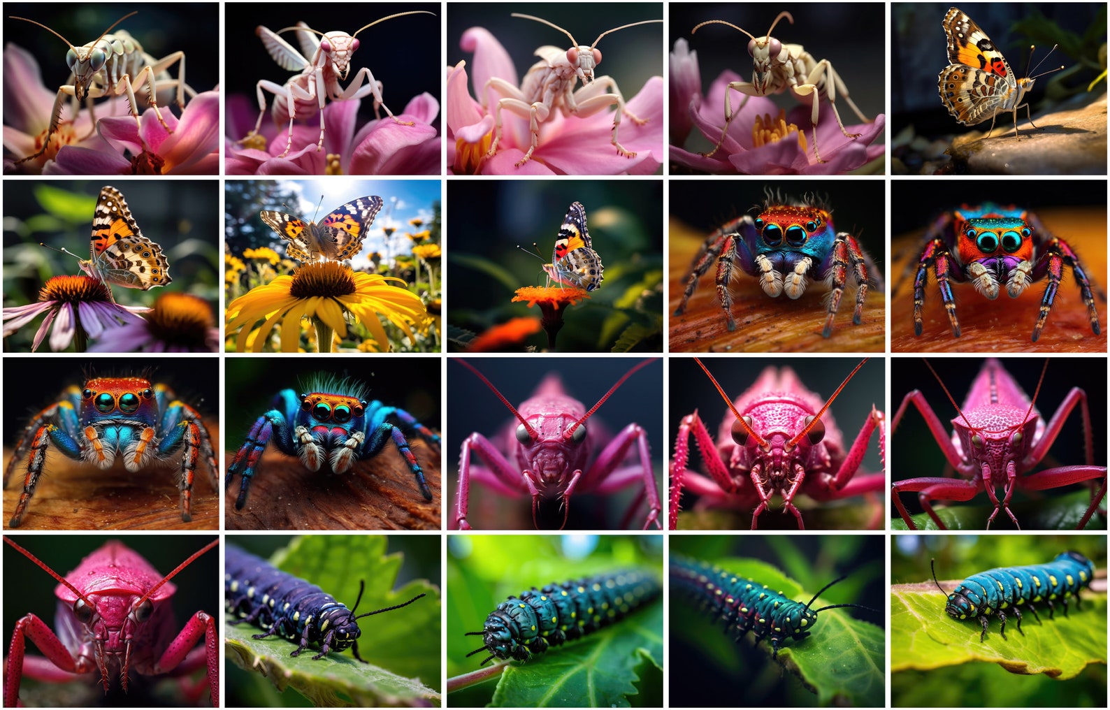 Macro Insect Artwork: High-res Image Set With Business Use License - Etsy