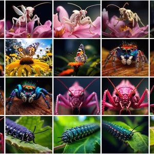 Macro Insect Artwork: High-res Image Set With Business Use License - Etsy