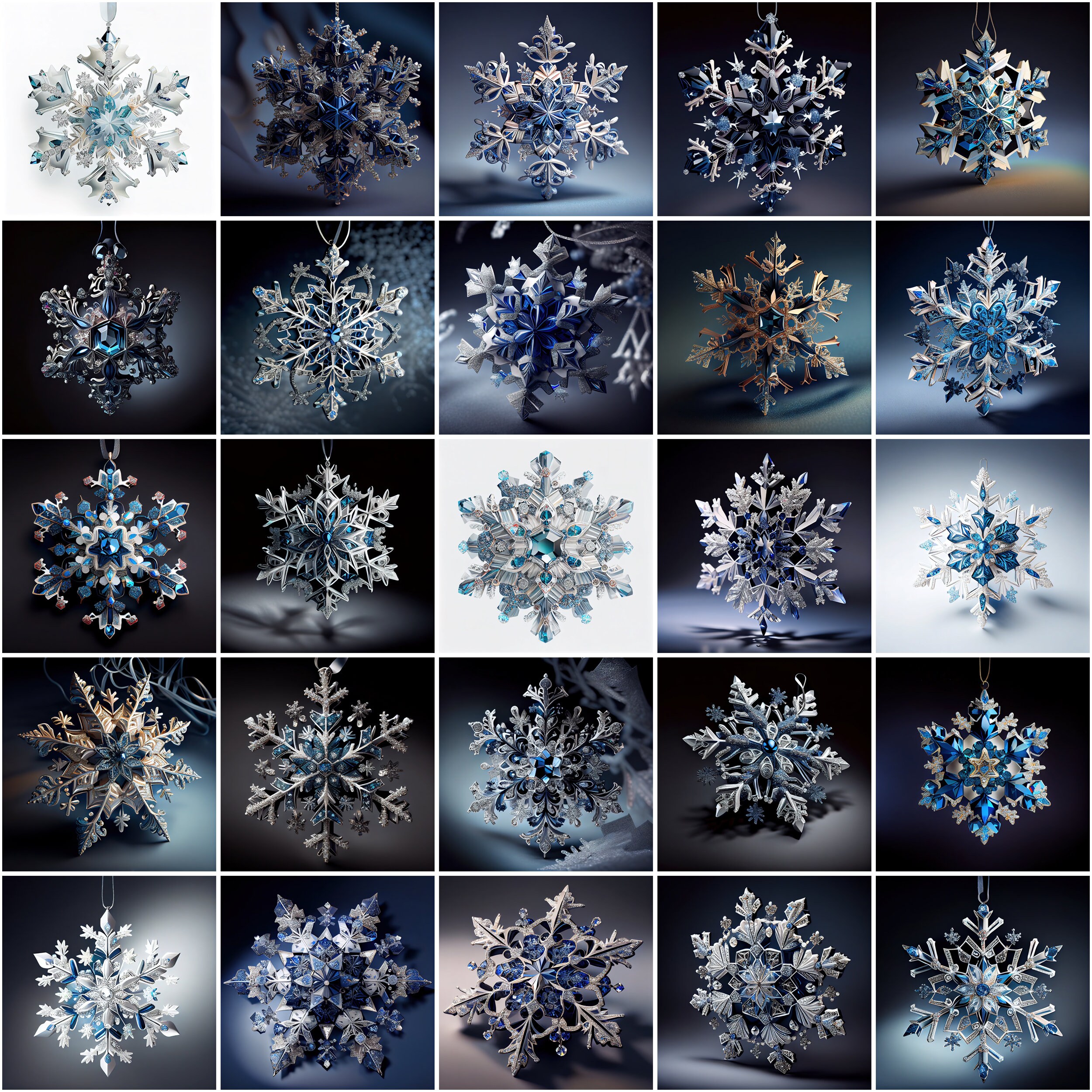 Download 170 Precious Snowflakes Clipart Images. Jewellery Images With ...