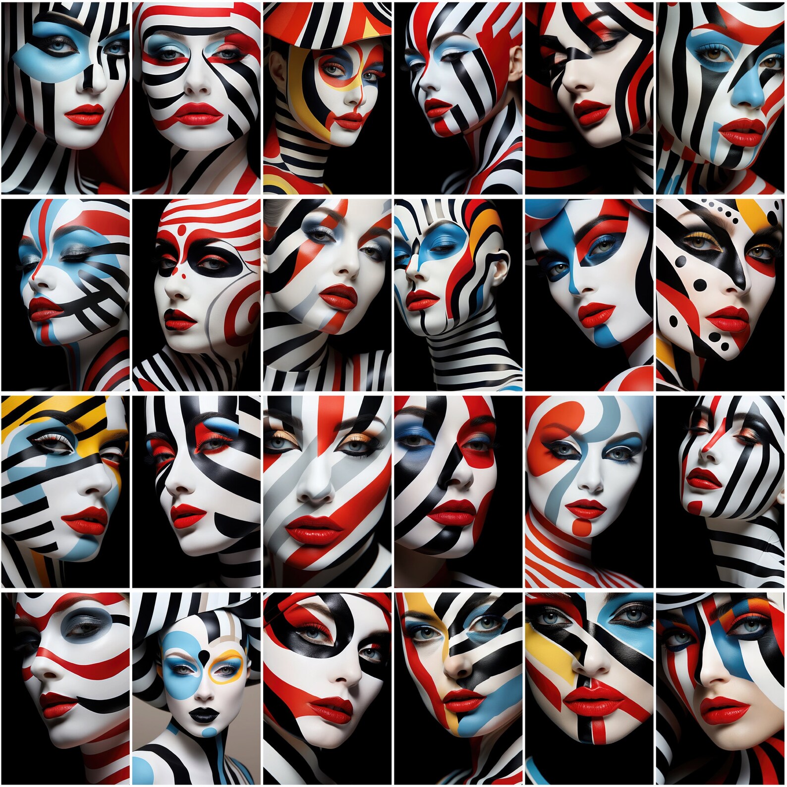 200 Artistic Portraits Bundle - Striking Illusion, Dramatic Makeup ...