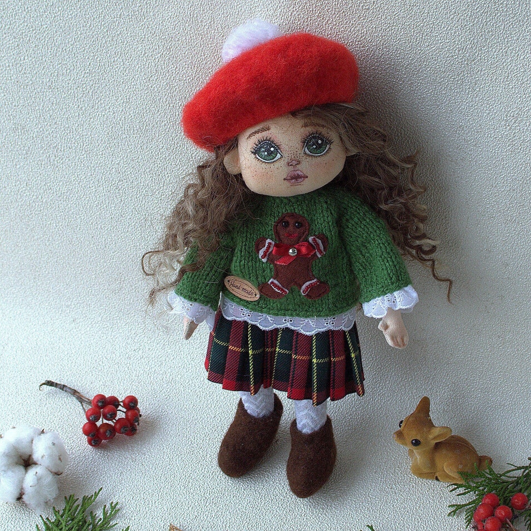 Handmade Doll 28 Cm is MADE TO ORDER, Rag Doll, Gift, Personalized Gift ...