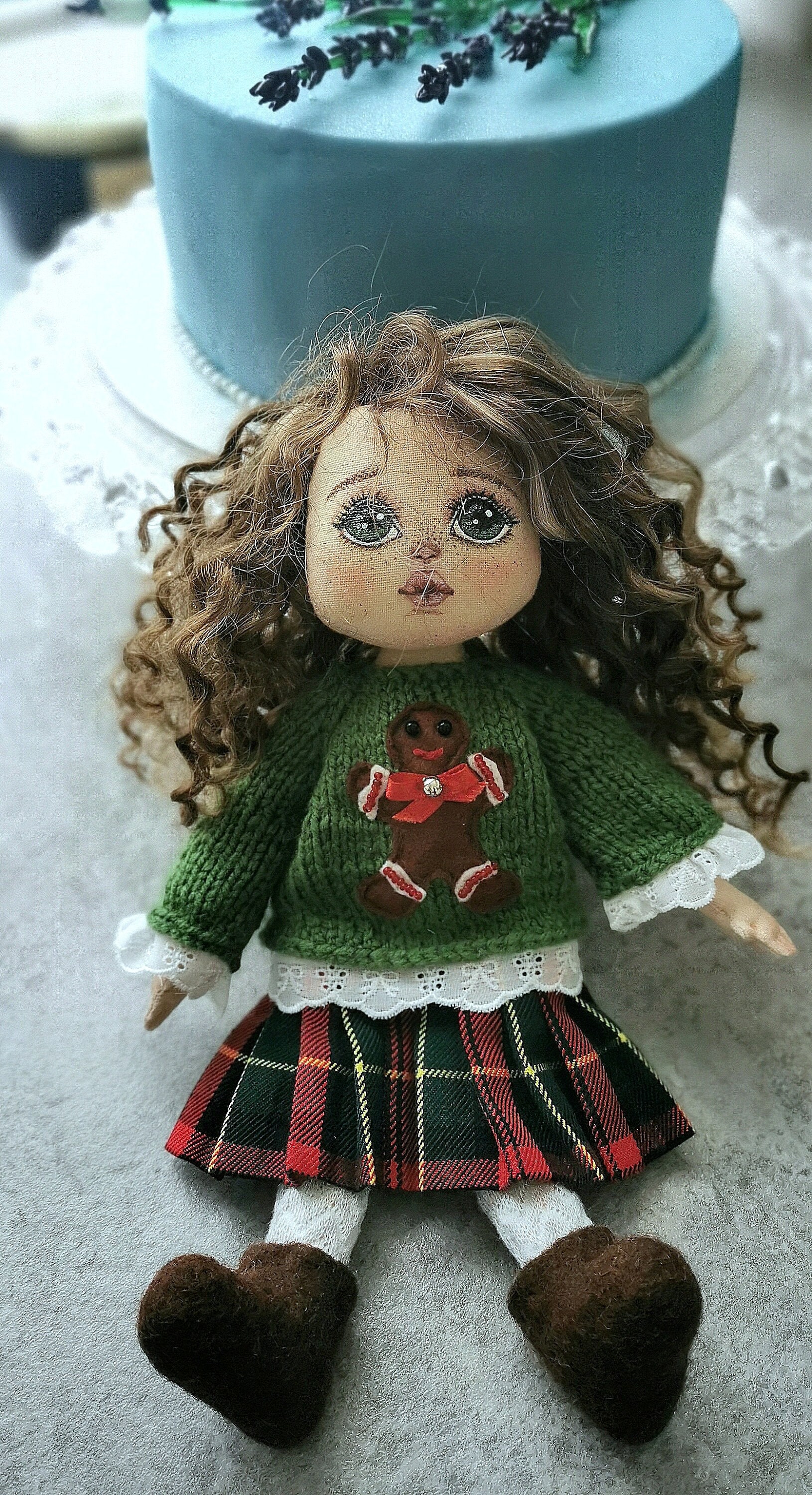 Handmade Doll 28 Cm is MADE TO ORDER, Rag Doll, Gift, Personalized Gift ...