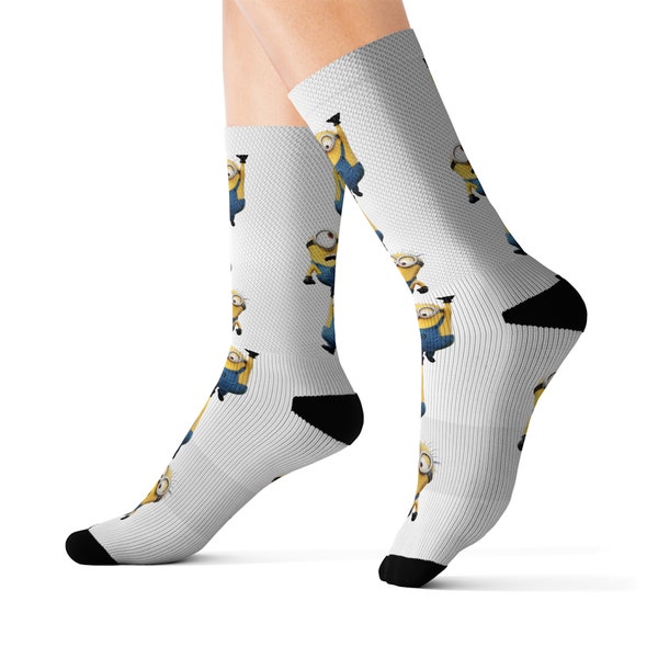 Minion Socks - Etsy