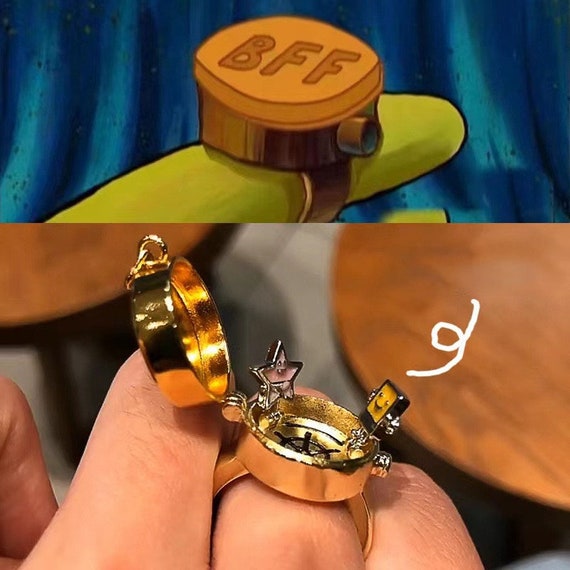 Spongebob And Patrick Best Friends Ring
