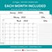 2023 Monthly Calendar With Notes & Todos, Printable Calendar Template ...