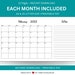 2023 Monthly Calendar With Notes & Todos, Printable Calendar Template ...