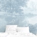 Subtle Wallpaper, Watercolor Landscape Wall MURAL. Painting, Trees ...