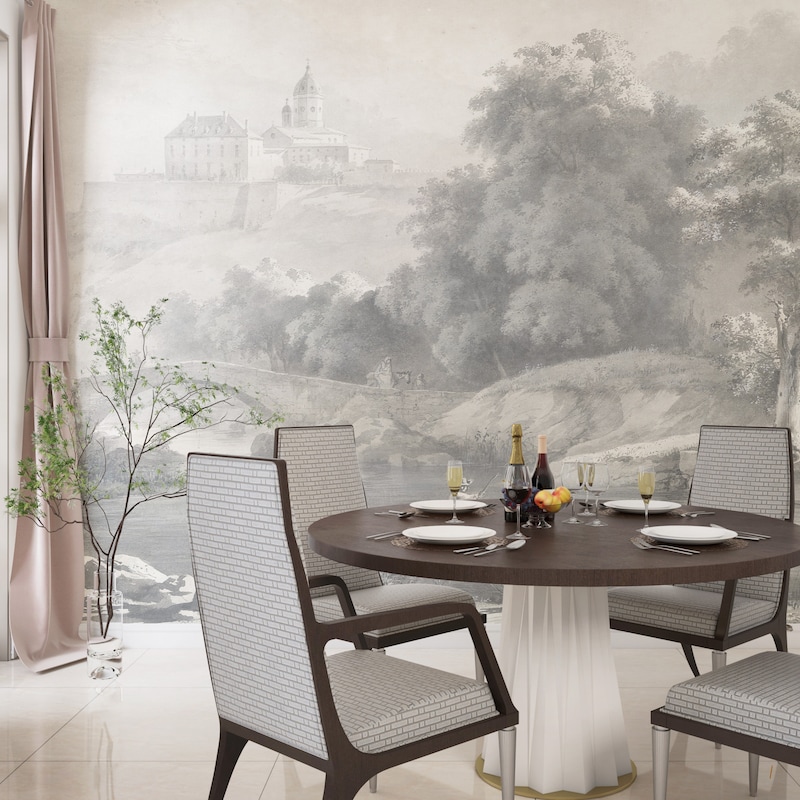 Colonial Wallpaper - Etsy