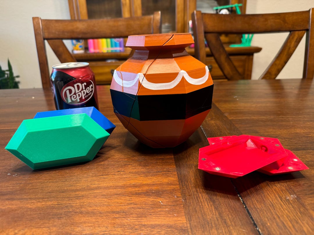 JUMBO Zelda Breakable Rupee Jar + 1 Rupee Gift Card Container - Etsy