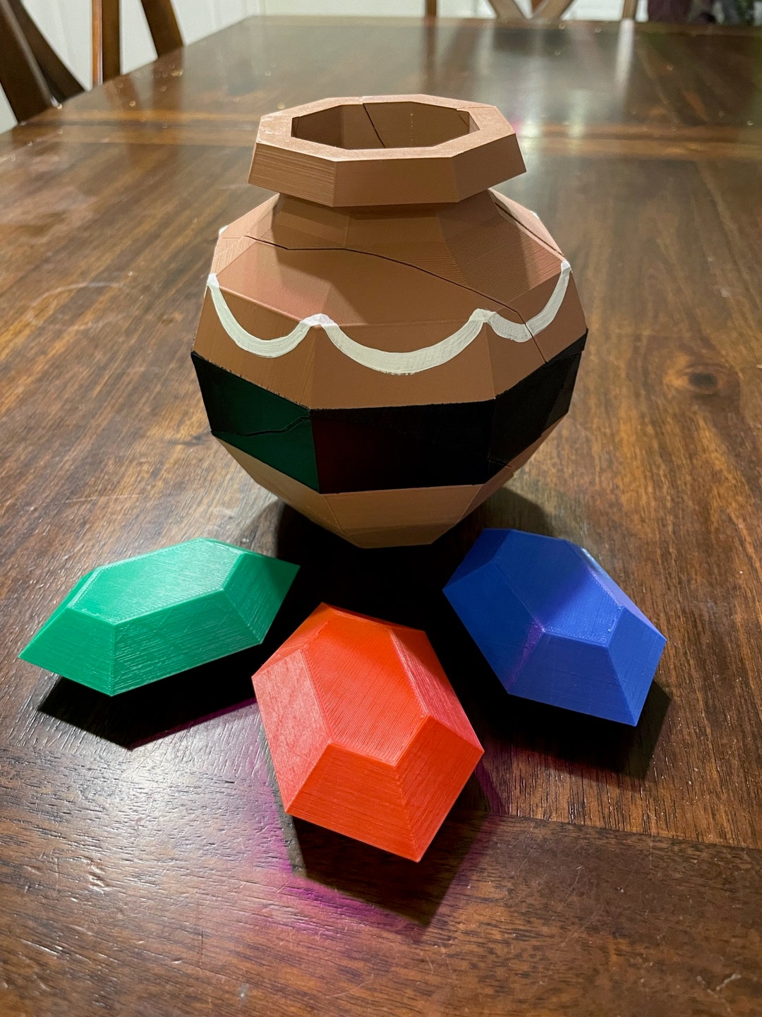 Zelda Breakable magnetic Rupee Jar 3 Rupees - Etsy