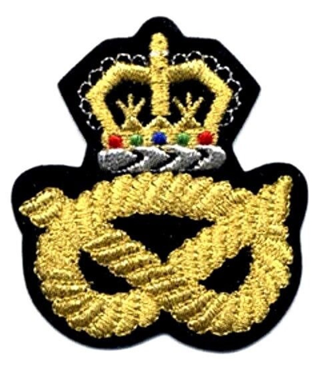 Embroidered Iron-on Applique Crown Crest, 2+1/4 X 2+1/2 Inch - Etsy