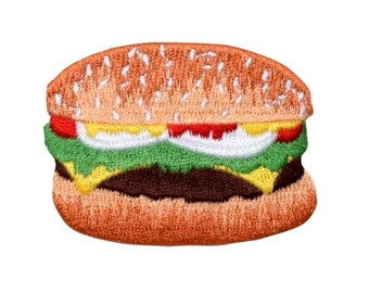 Happy Burger Patch Custom Made - Etsy
