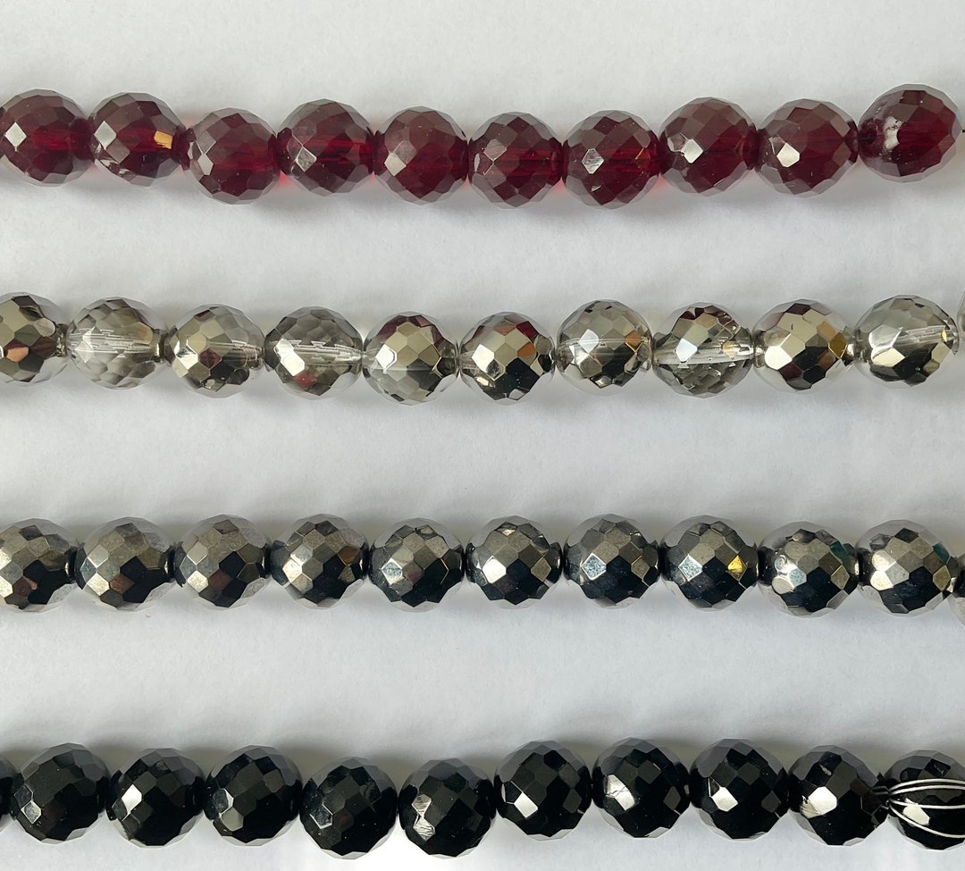 18MM Garnet|black| Crystal Sliver |preciosa| Czech | Fire Polished ...