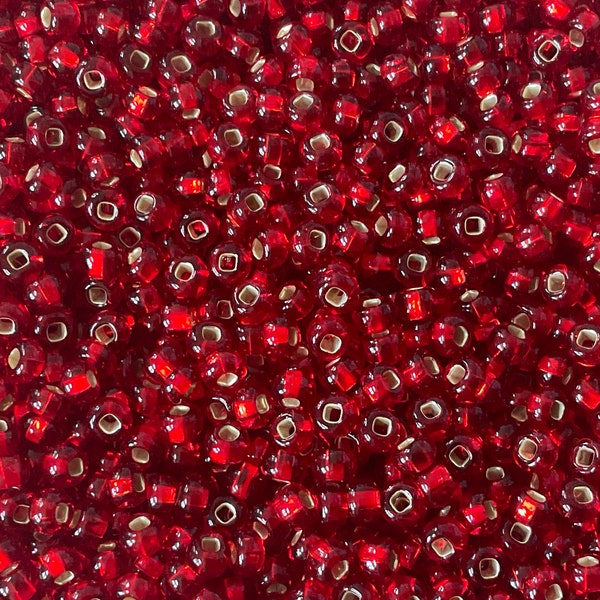 Red Czech Beads - Etsy
