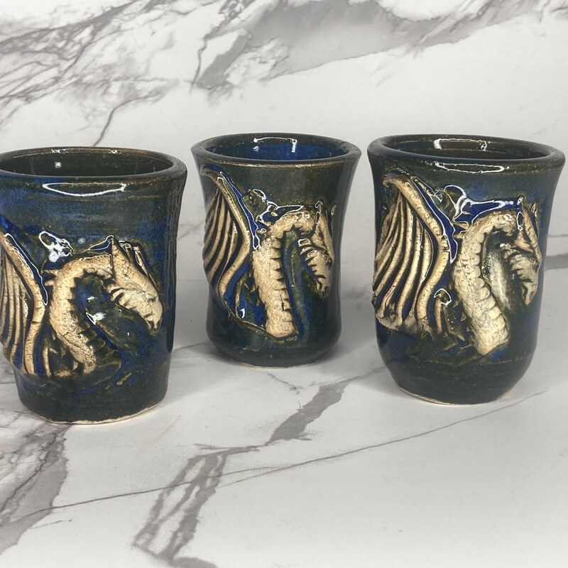 Ceramic Shot Glasses - Etsy