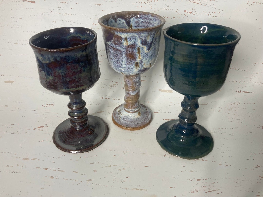 Goblet Handmade Stoneware Pottery - Etsy