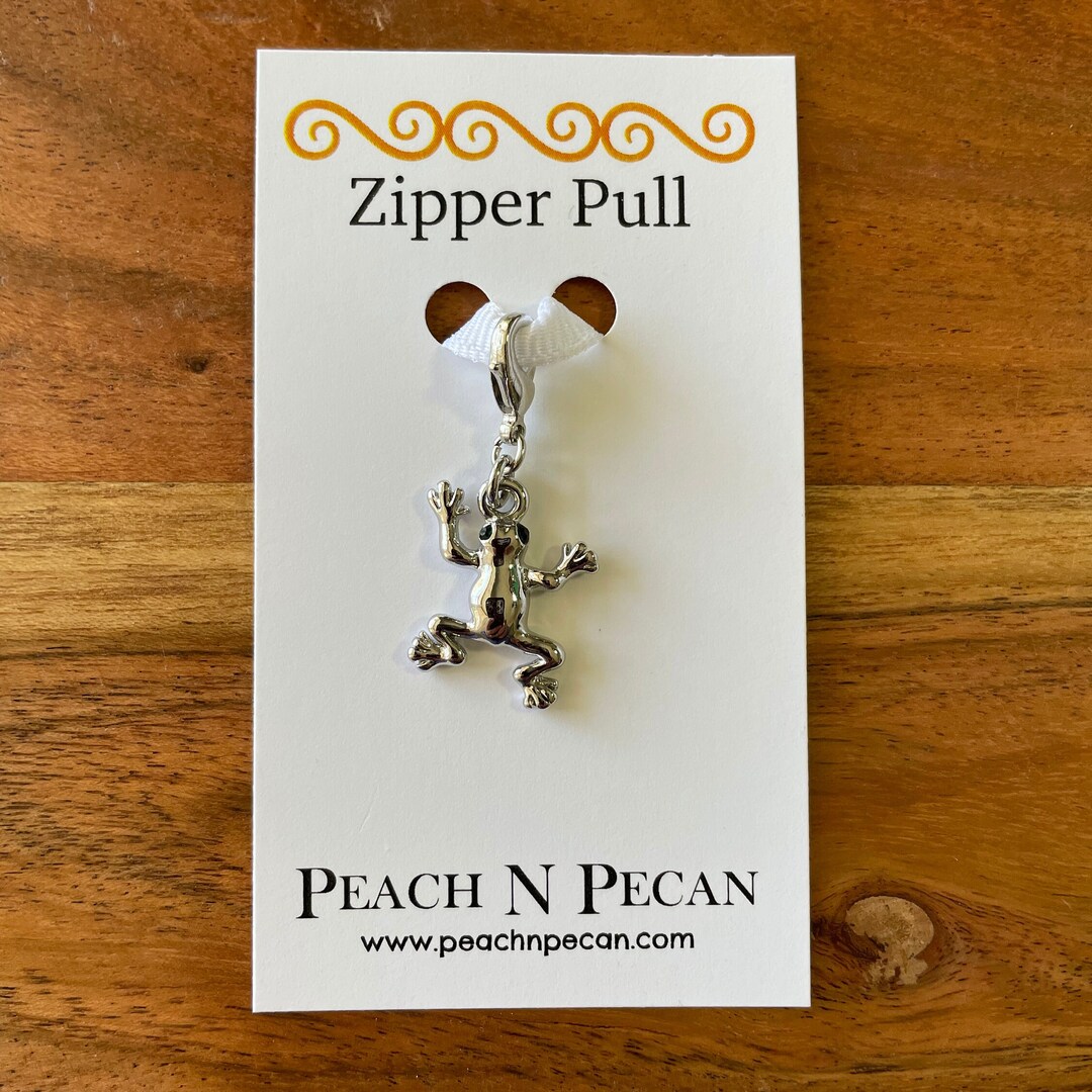 Frog Zipper Pull - Etsy