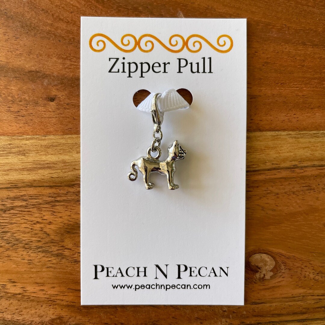 Kitty Cat Zipper Pull - Etsy
