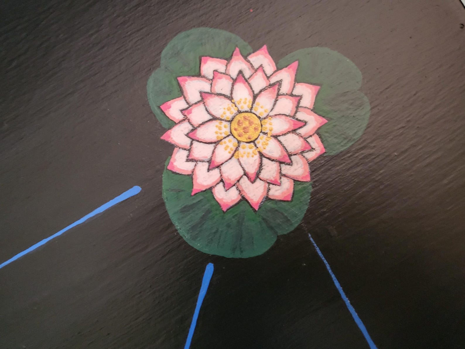 Handcrafted Large Yut Nori Game Board Set: Korean Lotus, Turtle and ...