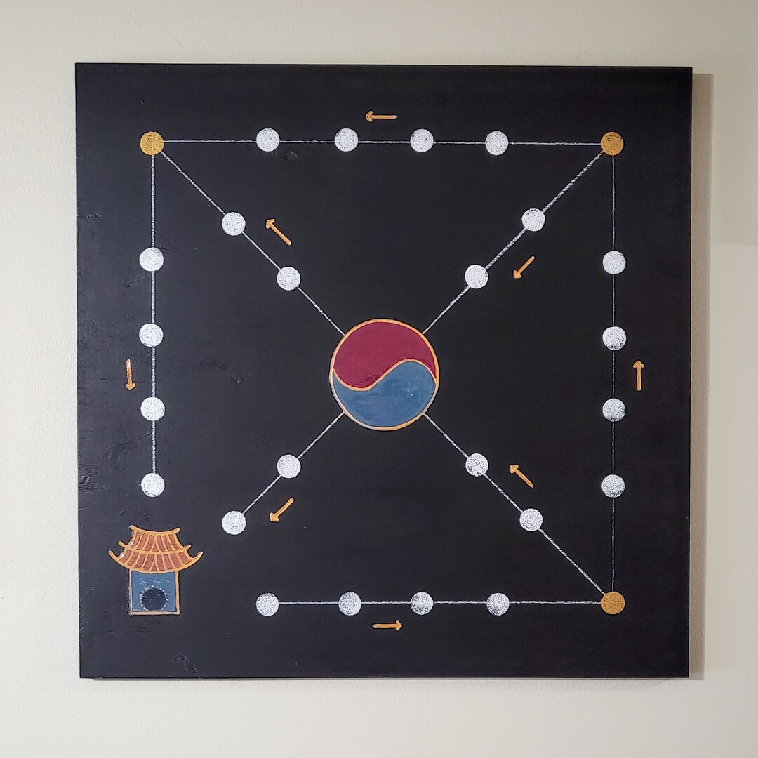 Large Yut Nori Game Board Set Wall Art - Etsy