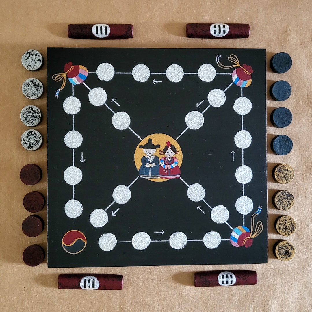 Small Yut Nori Game Board Set Wall Art - Etsy