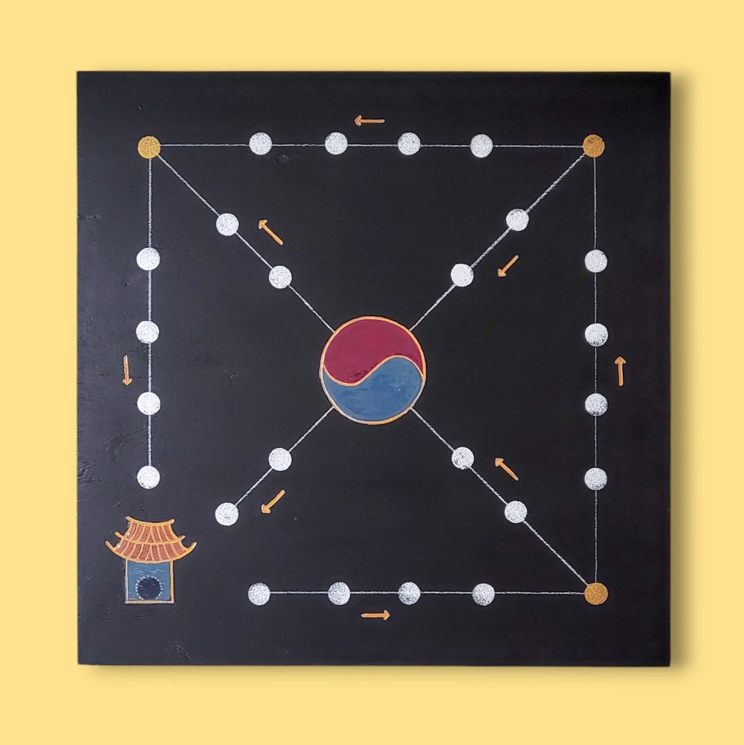 Large Yut Nori Game Board Set - Wall Art - Etsy