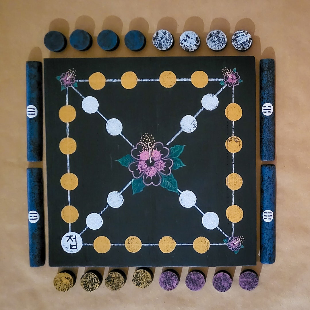 Small Yut Nori Game Board Set Wall Decor - Etsy