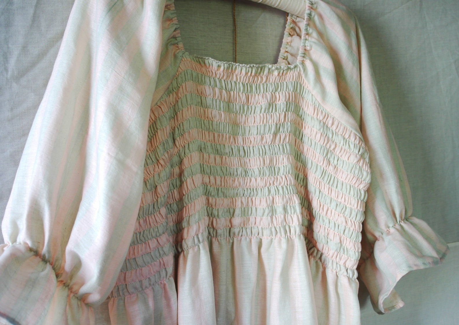 Plus Size Cottage Core Dress, Romantic Pink Dress, Vintage Design ...