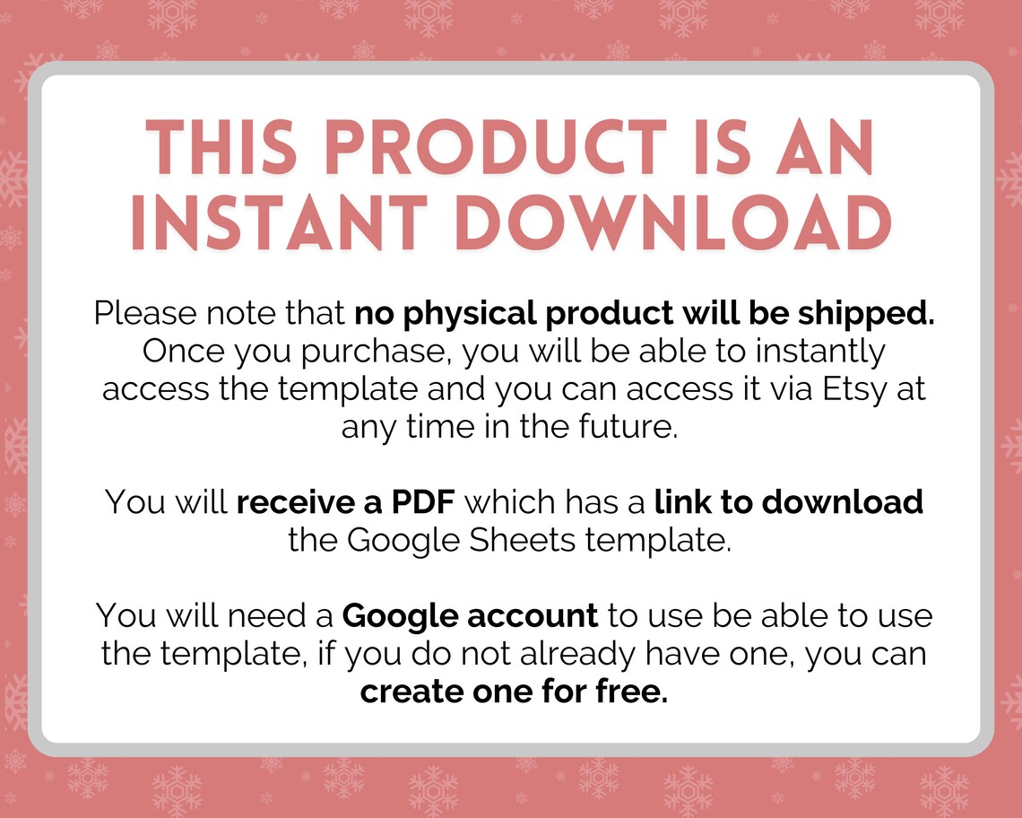 Christmas Spending Tracker | Budget Template for Xmas Holiday | Easy ...