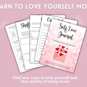 Self Love Digital Journal | Self Care Printable Journal Guide ...