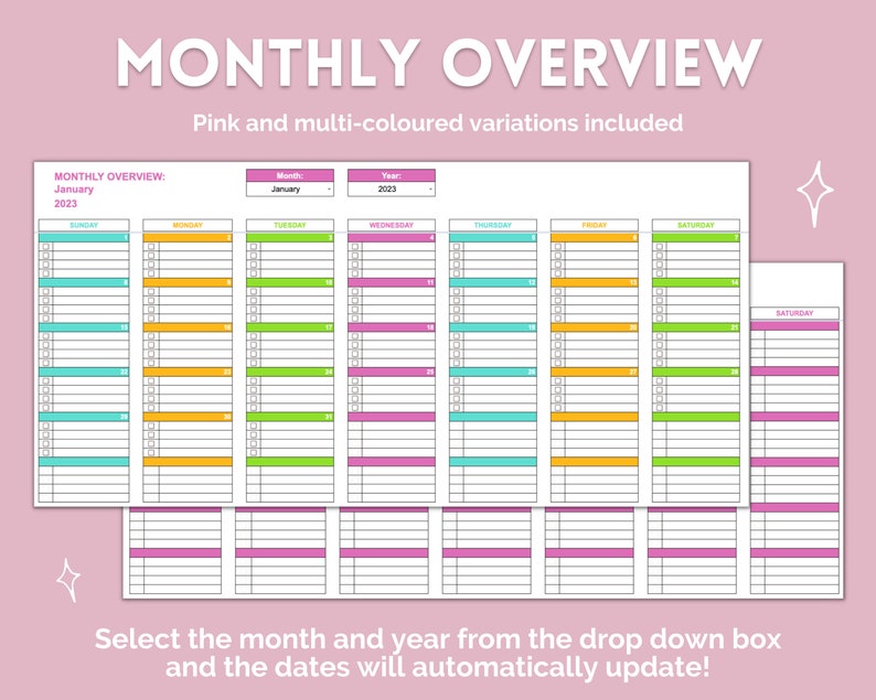 To-do List Tracker Template, Simple Project Overview, Daily Weekly ...