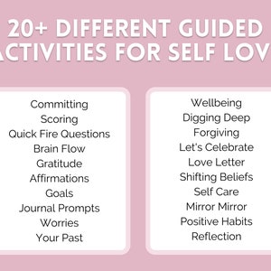 Self Love Digital Journal | Self Care Printable Journal Guide ...