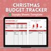 Christmas Spending Tracker | Budget Template for Xmas Holiday | Easy ...