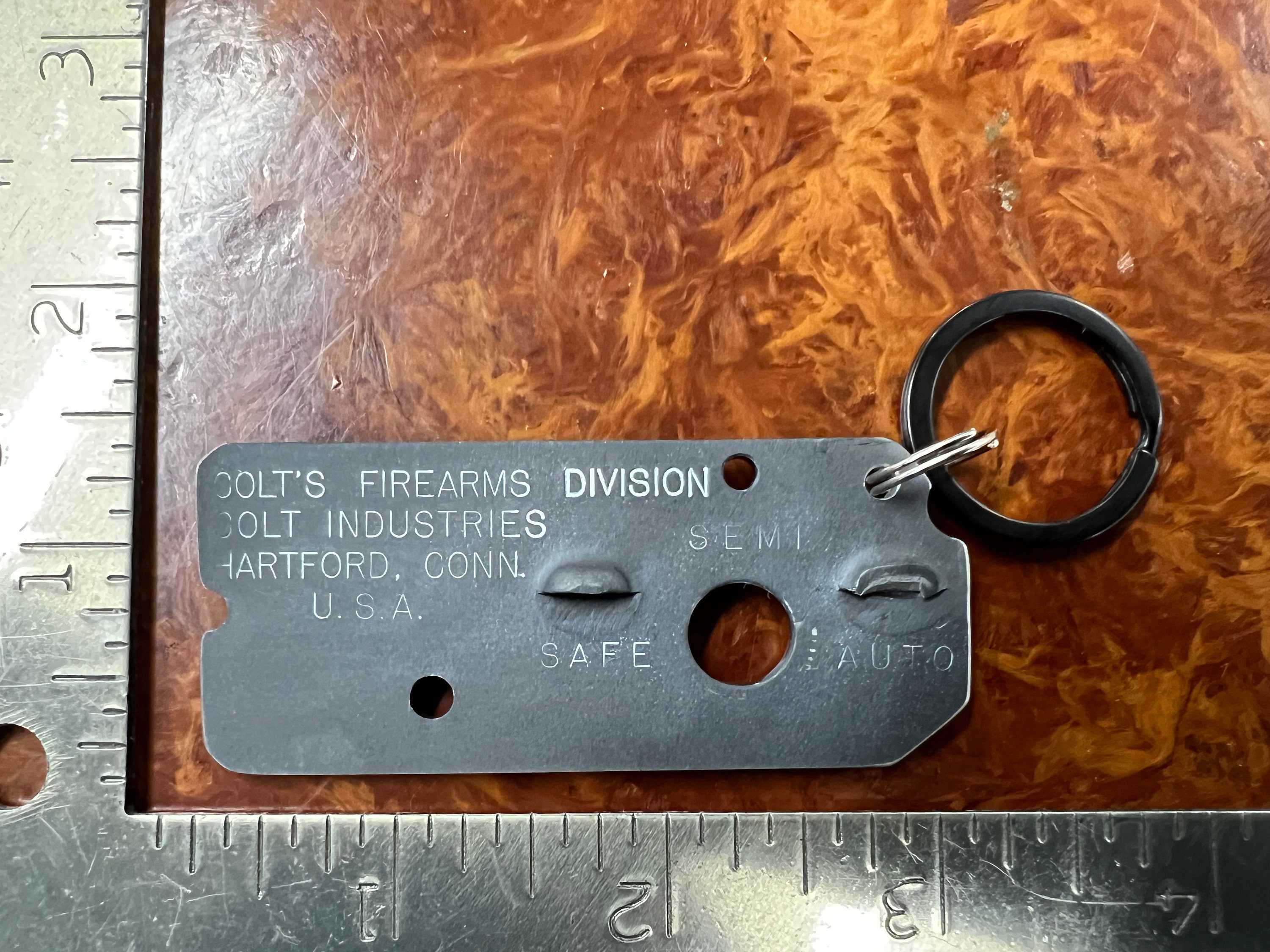 Colt M16A1 Keychain Made From Retired Surplus Demilled M16, USGI ...